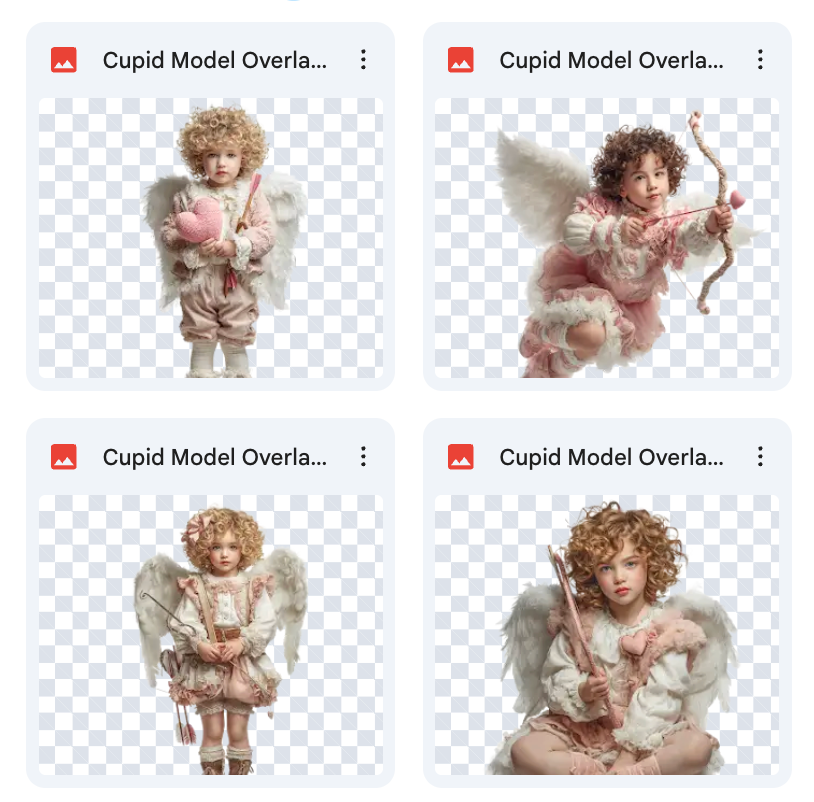 Magical Cupid Model Overlays – Meg Bitton Productions