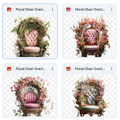 Magical Floral Chair Overlays – Meg Bitton Productions