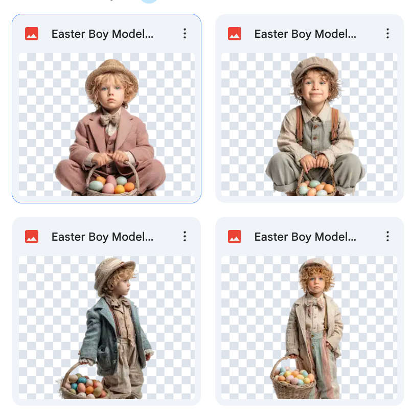 Magical Easter Boy Model Overlays – Meg Bitton Productions