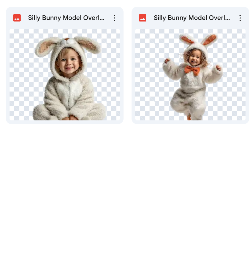 Magical Silly Bunny Model Overlays – Meg Bitton Productions
