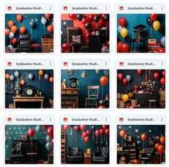 Ultimate Graduation Studio Background Bundle – Meg Bitton Productions